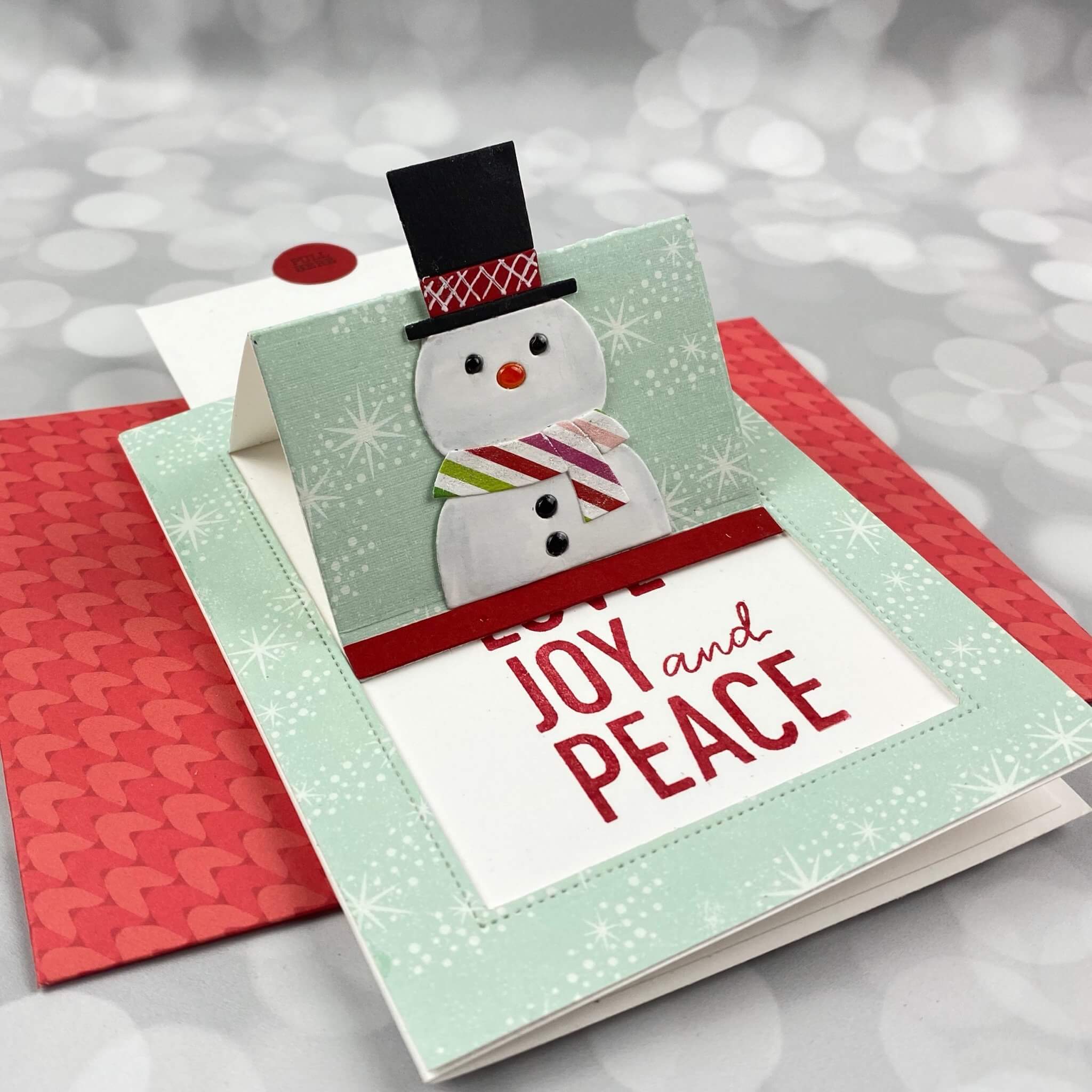 These sliding pop-up cards are GREAT and so easy too!- Positively Jane